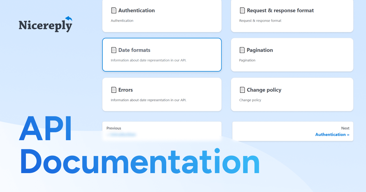 Introduction | Nicereply API